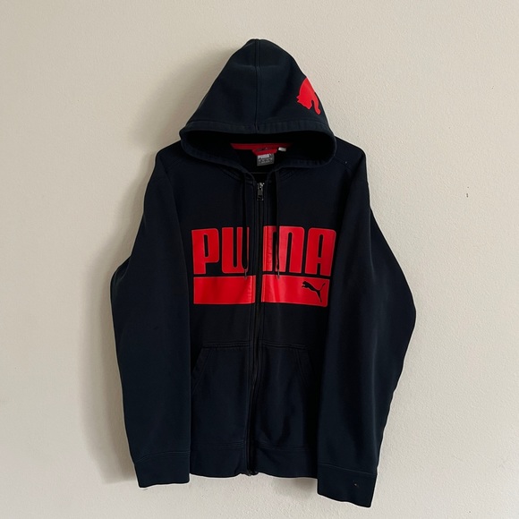 Puma | Sweaters | Puma Vintage Zip Up | Poshmark